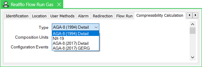 SCADAPack Modbus Realflo Driver Guide - The Compressibility Calculation Type (Configuring a ...